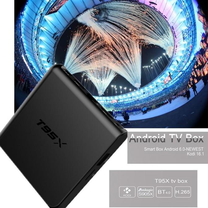 Jual ANDROID TV BOX T95X 4K S905X QUADCORE AMLOGIC MARSHMALLOW 6.0 RAM ...