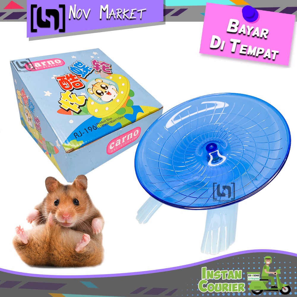 Jual Hamster Flying Wheel Piring Terbang Mainan Jogging Hamster CARNO ...