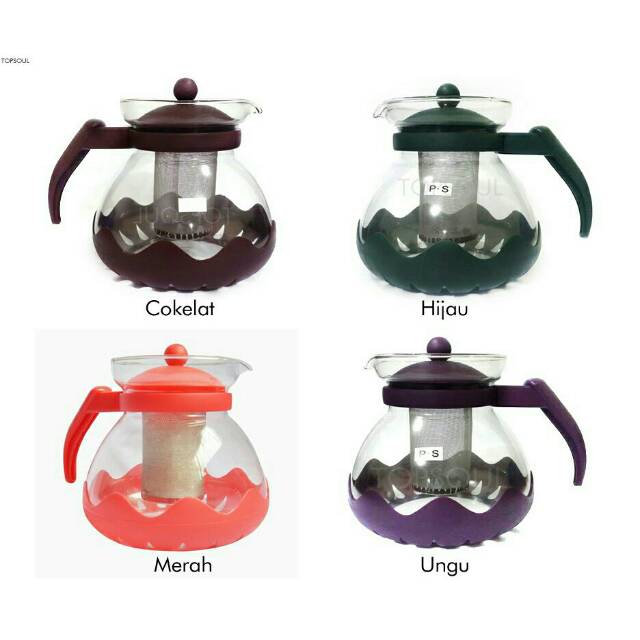 Jual Teko Kaca Teapot 1500 ml / Kettle glass poci beling ceret tempat ...