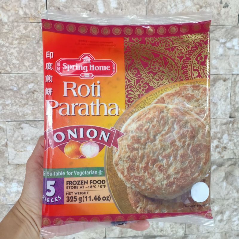 Jual Roti Paratha Onion Spring Home 325 gram | Shopee Indonesia