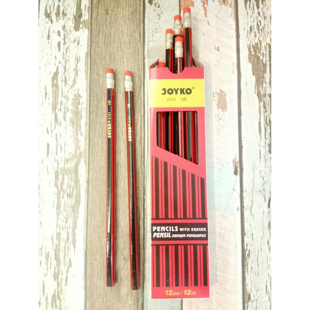 Jual Pensil HB 6151 Joyko (12pcs) | Shopee Indonesia