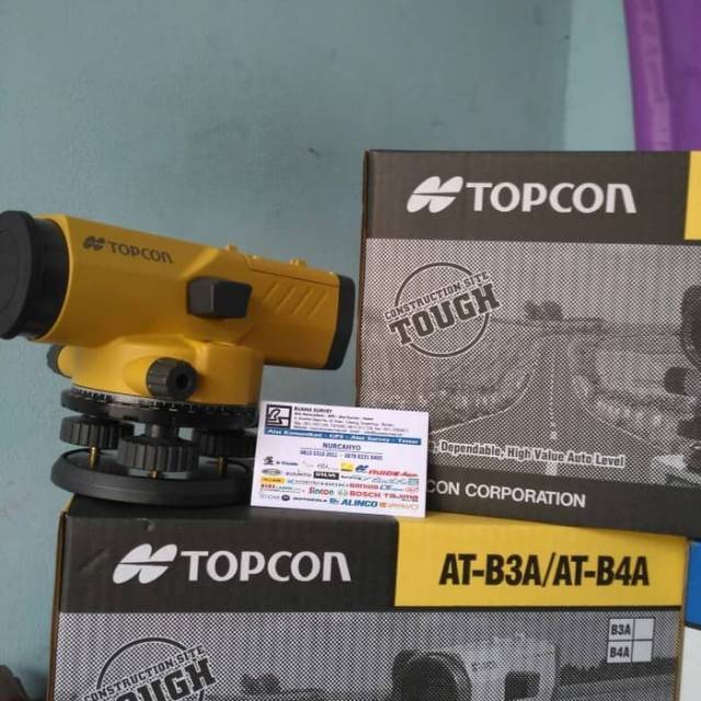 Jual Waterpass Topcon AT-B4A (Automatic Level ) Waterpass | Shopee Indonesia