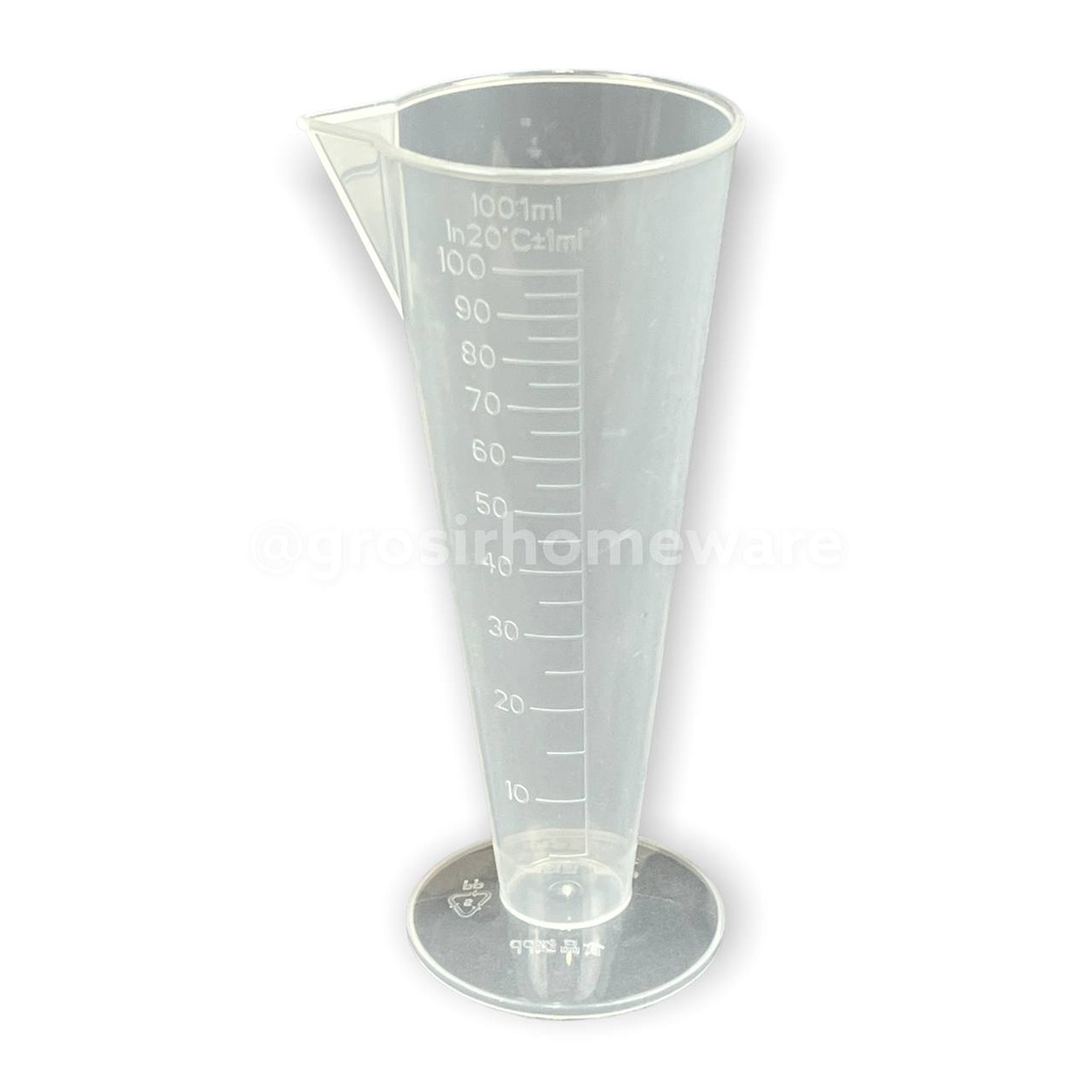 Jual Gelas Ukur Takar 100 ml Beaker Measuring Cup Plastik | Shopee ...