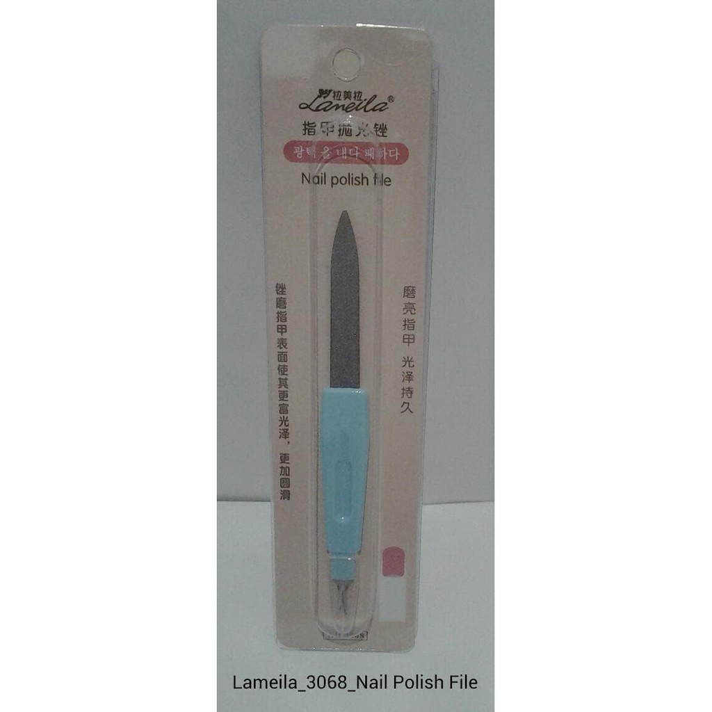 Jual [Buy 1 Get 1 Free] Lameila 3068 Nail Polish File/Kikir Kuku/Amplas ...