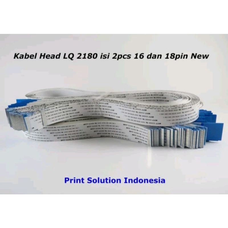 Jual Kabel head Epson LQ 2180 LQ 2170 16 pin dan 18 pin Tanpa Kabel ...