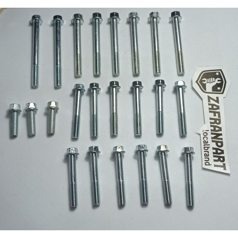 Jual Set Baut Blok Mesin Crankcase Kiri Kanan Yamaha Jupiter MX old | Shopee Indonesia