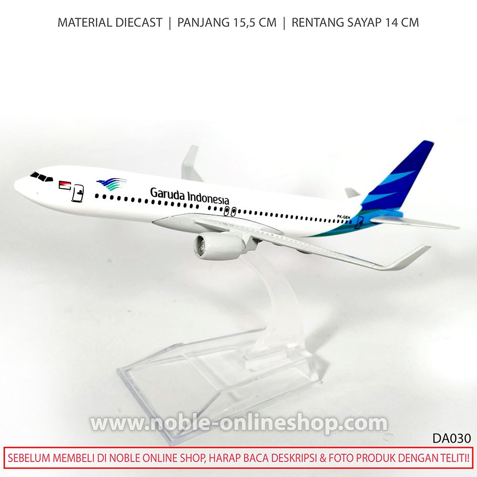 Jual Pesawat Terbang Garuda Indonesia PK-GEH Airplane Diecast Replika ...