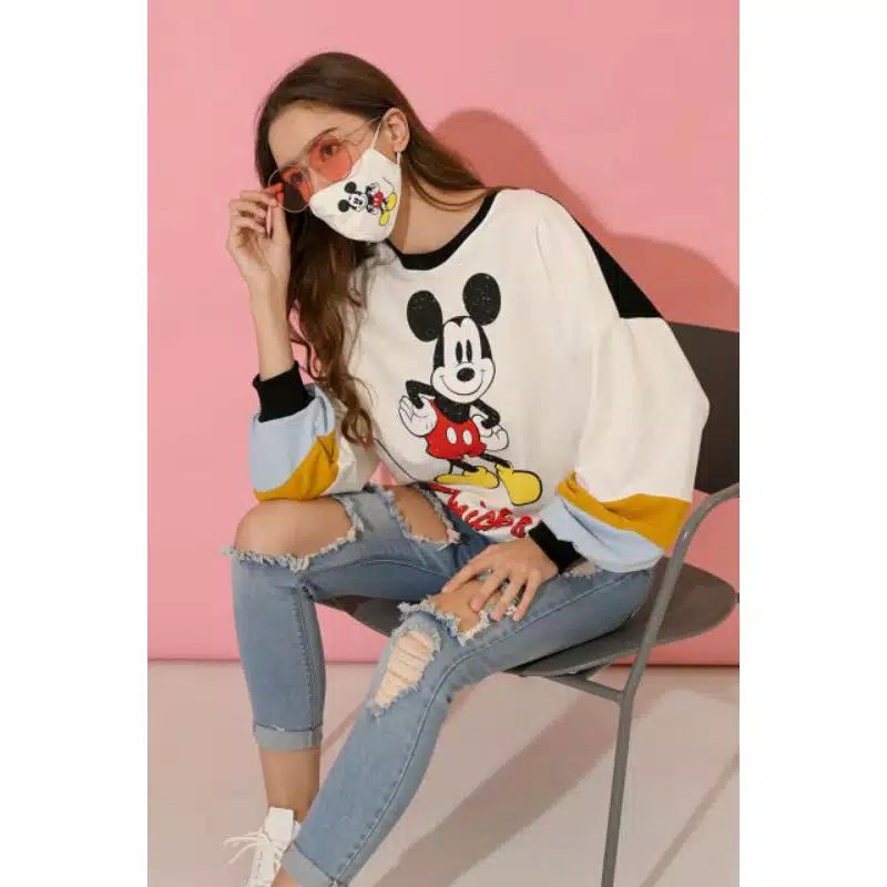 Jual DISNEY ZAARAA MICKEY COMBINE ( FREE MASK ) | Shopee Indonesia