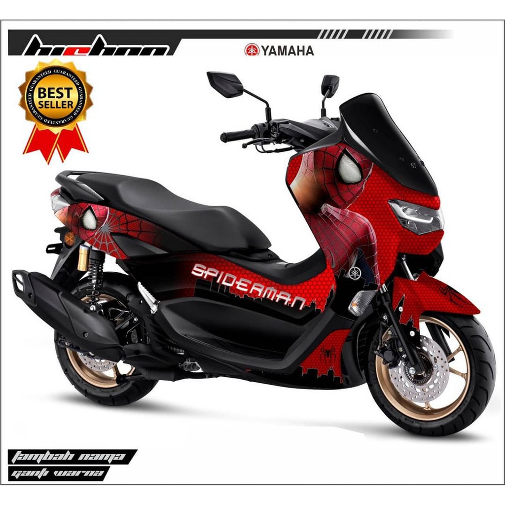Jual Sticker decal full body Yamaha Nmax Karakter Spiderman Merah ...