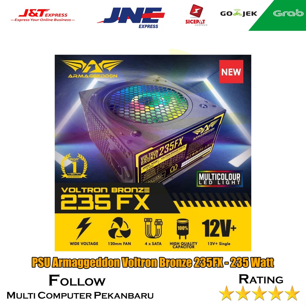 Jual Armaggeddon Power Supply / PSU Voltron Bronze 235FX | Shopee Indonesia