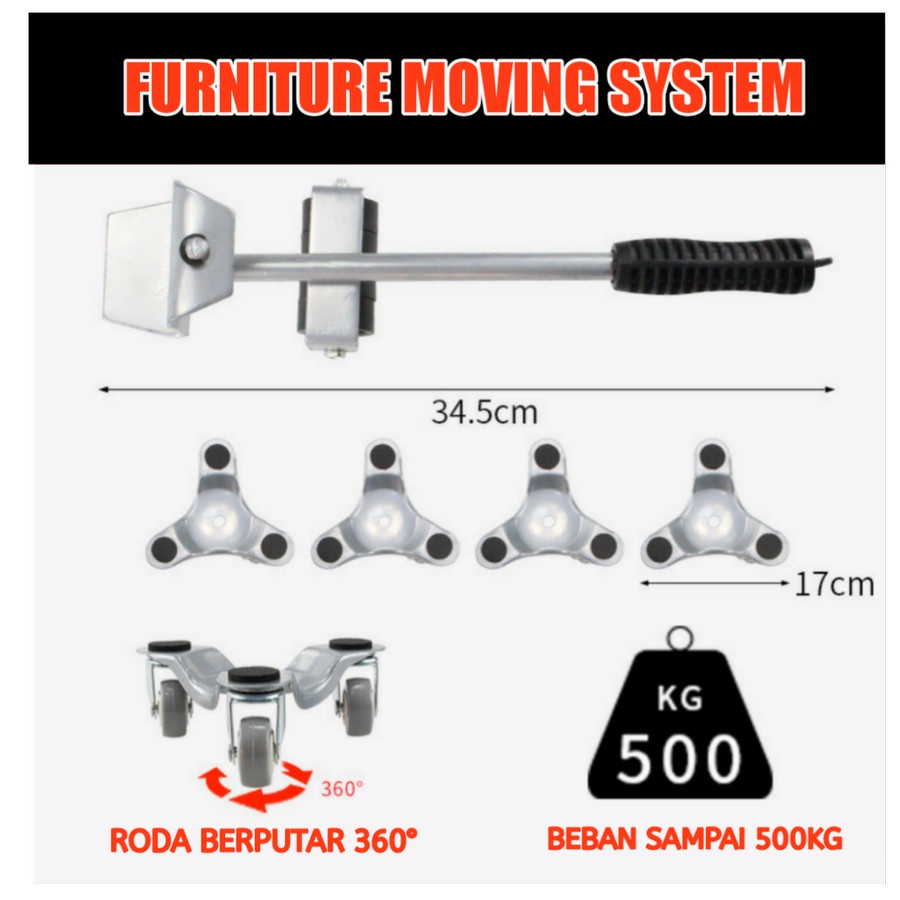 Jual CRANE HOME MOVING TOOLS FURNITURE LIFTER- ALAT PEMINDAH BARANG ...