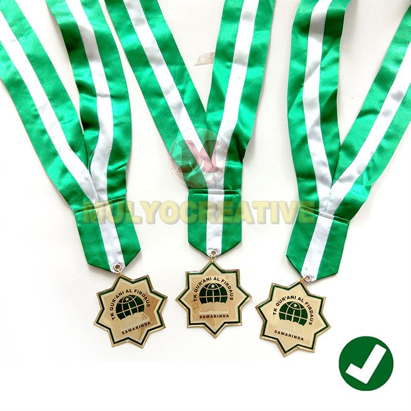 Jual Medali Custom Mendali Kelulusan Medali Wisuda Model Bintang Murah ...