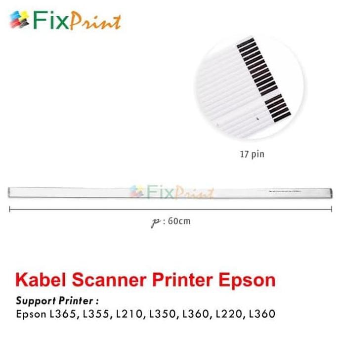 Jual KABEL SCANNER EPSON L365 L355 L210 L350 L360 L220 L360 - PUTIH ...