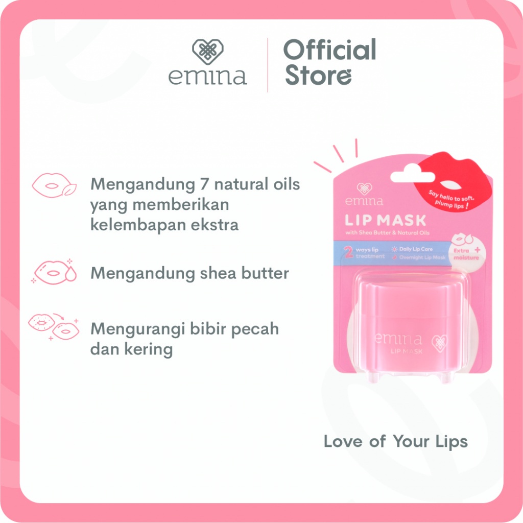 Jual EMINA LIP MASK - Perawatan Bibir | Shopee Indonesia