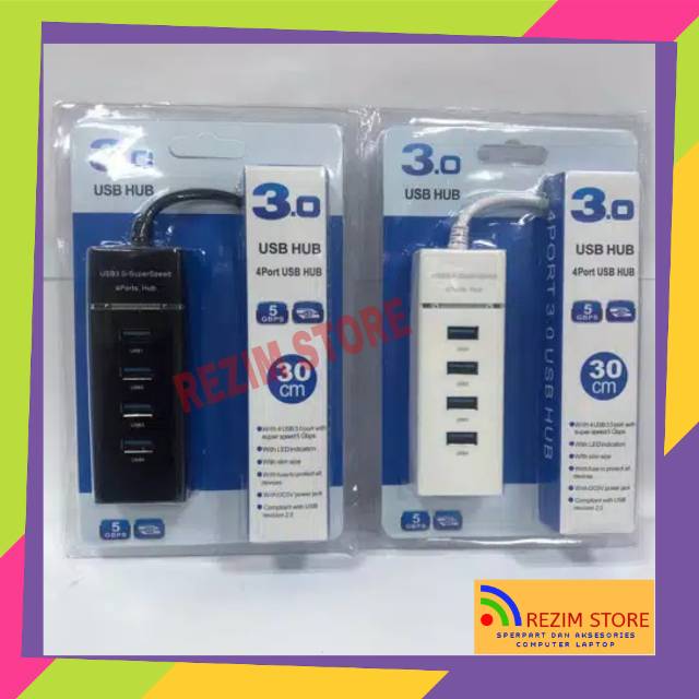 Jual Portable High Speed Expansion Multi USB 3.0 Hub 4 Port 5Gbps USB ...