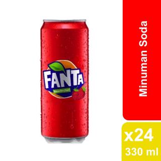 Jual Sprite Sleek Can 330 ml x 24 (1 Case) + Fanta Strawberry Sleek Can ...