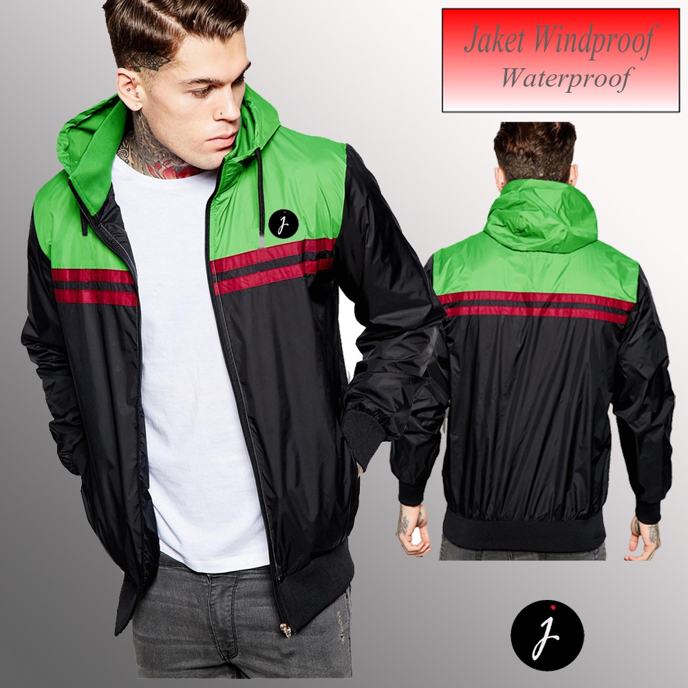 Jual PRODUK TERBARU 2022,, Jaket Cowok Windproof Kupluk Pasang Lepas ...