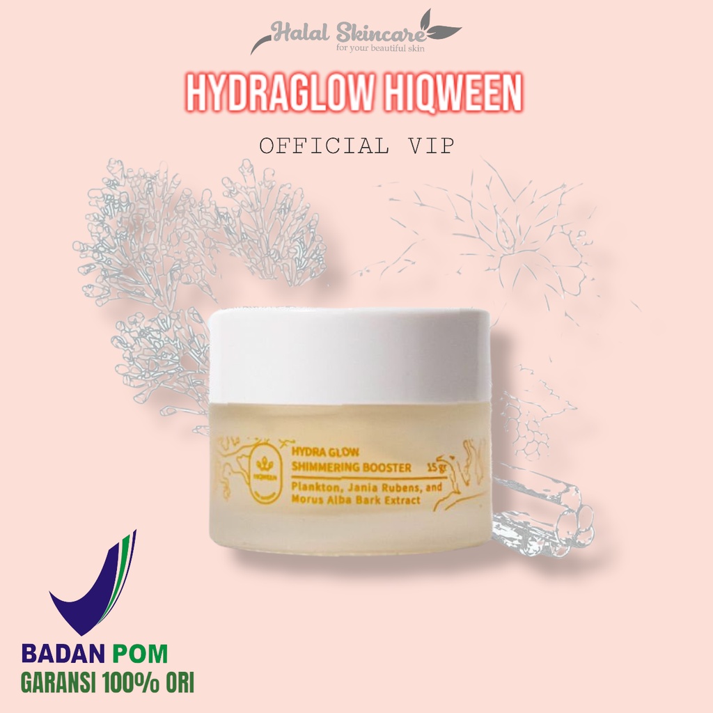 Jual HIQWEEN Moisturizer Hydraglow Sleeping Mask Shimmering Booster ...