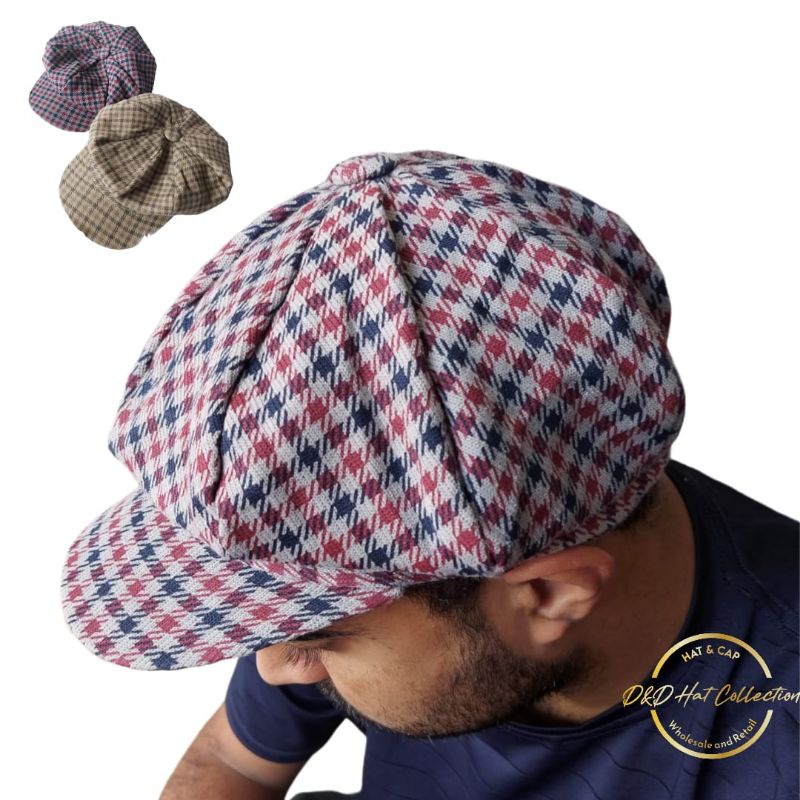 Jual Topi Pet Apollo Newsboy Pria Bahan Fleece Motif Kotak | Shopee ...
