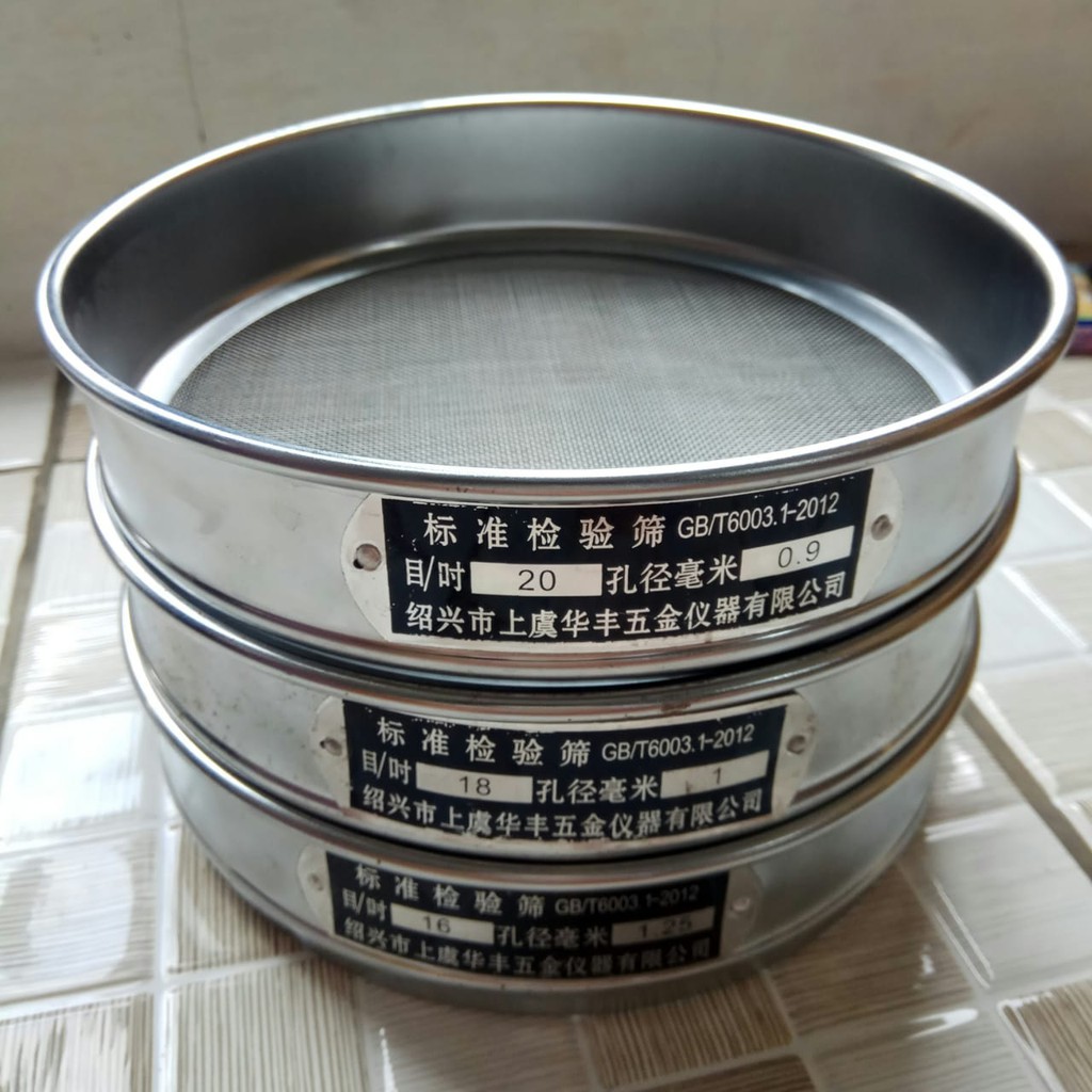 Jual Test Sieve Ayakan Mesh 16, 18, 20 | Shopee Indonesia