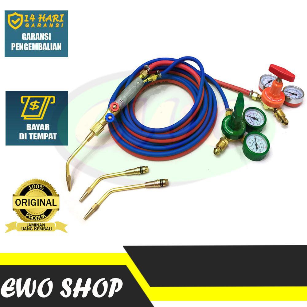 Jual Paket Blender Las Selang 5 Meter Regulator Acetyline Oxigen Clam ...
