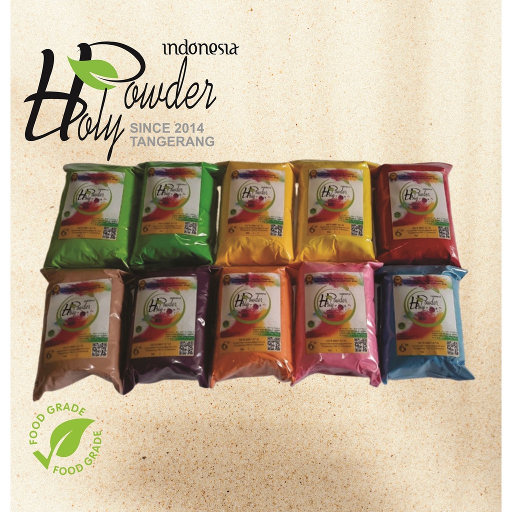 Jual Holy Powder/Holi Powder (Tepung warna/Bubuk warna) Color run ...