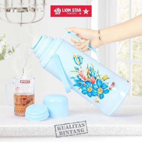 Jual termos air panas lion star 2 liter corona - pink | Shopee Indonesia