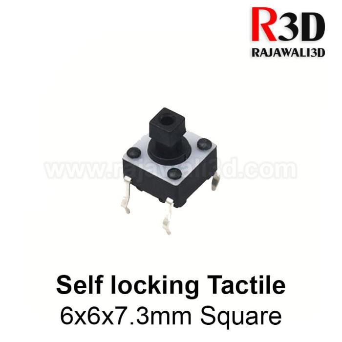 Jual Mini Tactile Push Button Switch Momentary 6x6x7.3mm Square 4 pin ...