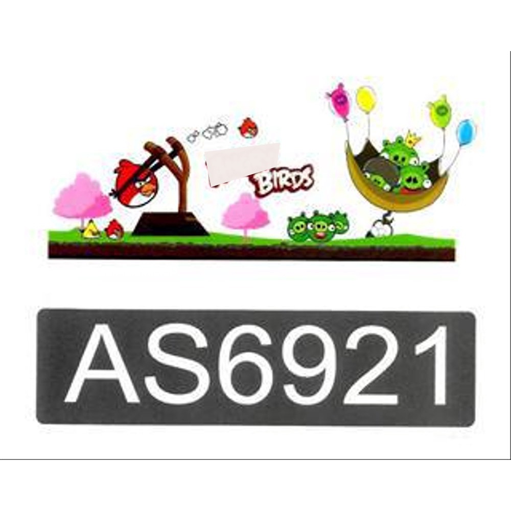 Jual METH AS6921 BURUNG BIRD N GREEN PIG 60X90 WALSTIKER WALLSTICKER ...