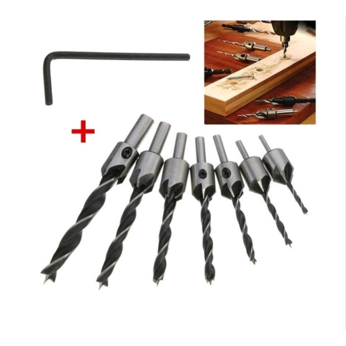 Jual mata bor countersink khusus kayu acrilic pvc teflon surabaya ...