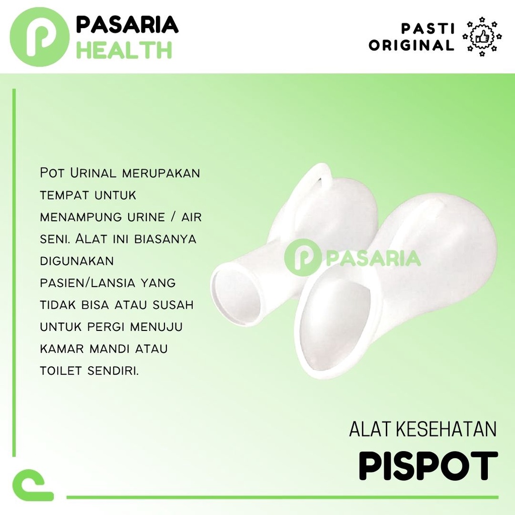 Jual PISPOT DEWASA/Tempat Pipis/Kencing/Urine/Urin/Urinal Plastik Laki ...