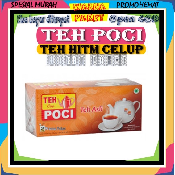 Jual Teh Poci asli Teh Celup Cap Poci Teh Hitam Poci | Shopee Indonesia