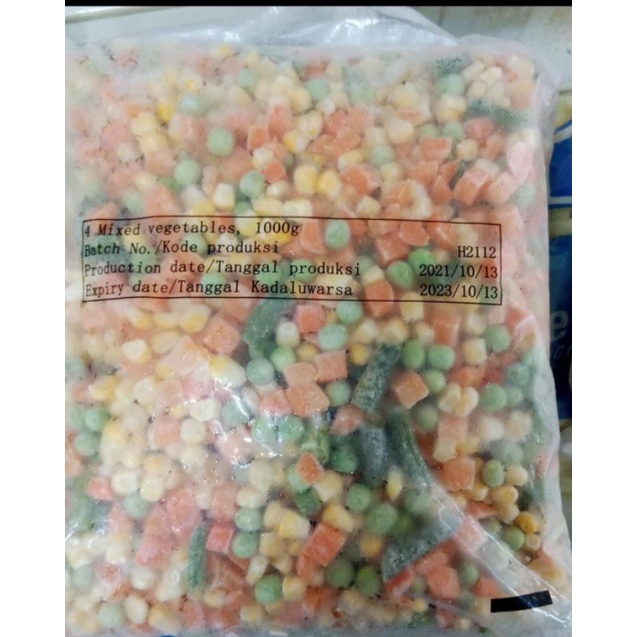 Jual Mix Vegetable 1 kg Frozen Bogor | Shopee Indonesia