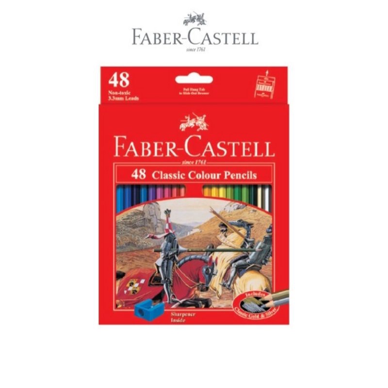 Jual Faber Castell Classic Colour pencil 48L | Shopee Indonesia