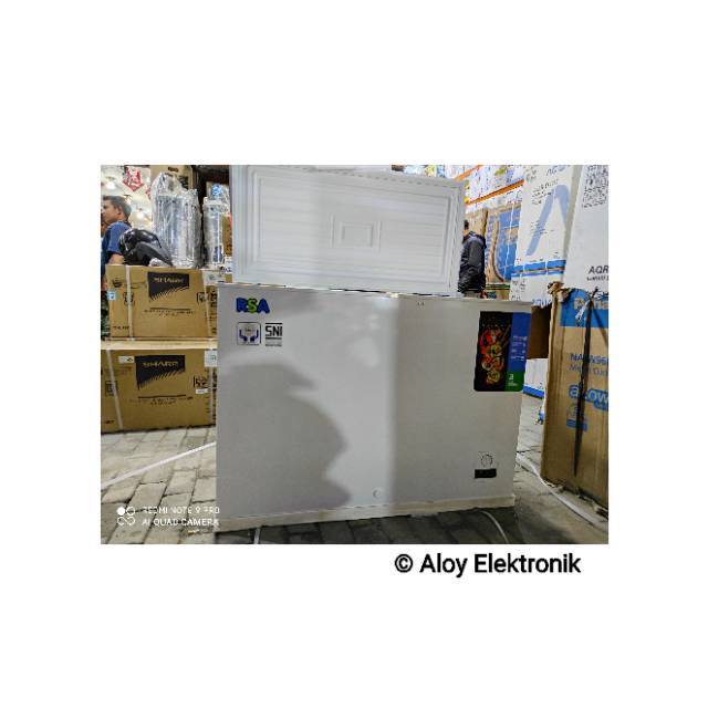 Jual CHEST FREEZER BOX RSA CF310Q - 310 LITER | Shopee Indonesia