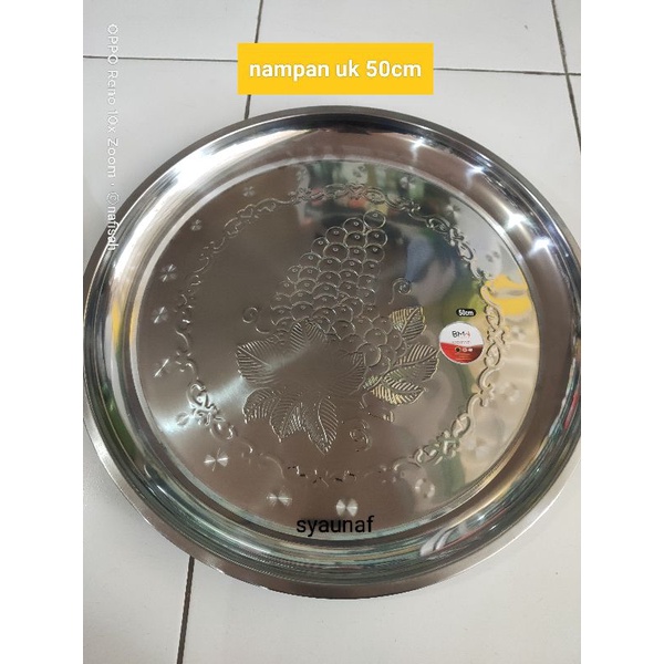 Jual nampan stainless ukuran 45-50 cm besar | Shopee Indonesia