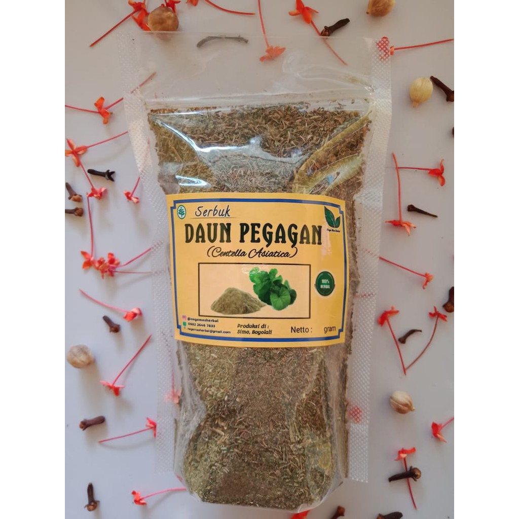 Jual DAUN PEGAGAN KERING (SERBUK TEH) 100% ASLI / 100 GRAM 200 GRAM ...