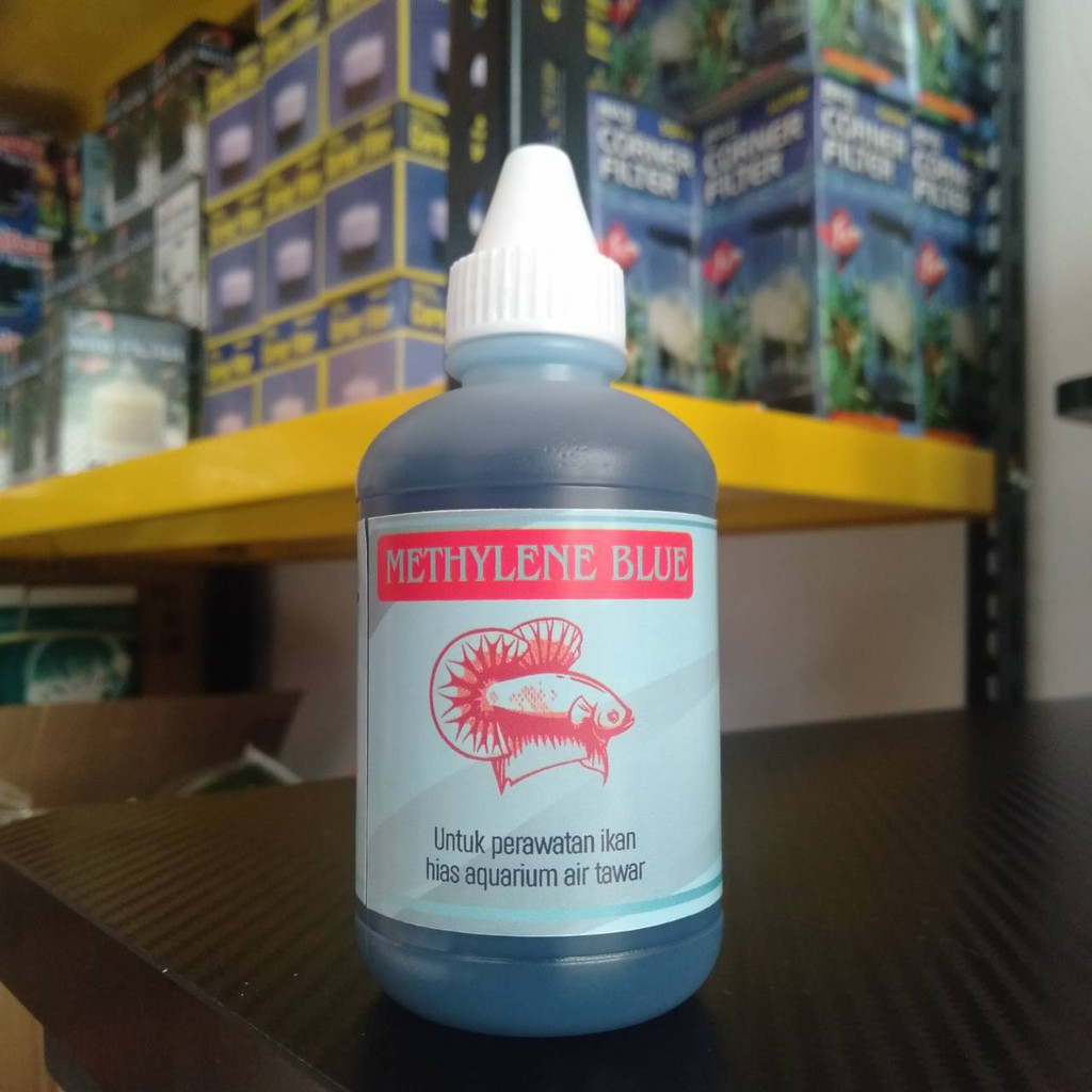 Jual METHYLENE BLUE CAIR 100 ML WITH VITAMIN C | OBAT IKAN METILIN BLUE ...