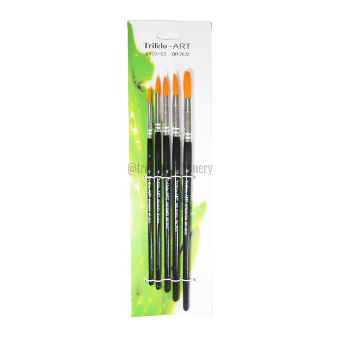 Jual TRIFELO Kuas Cat Air Lancip / Tumpul (1 Set) | Shopee Indonesia