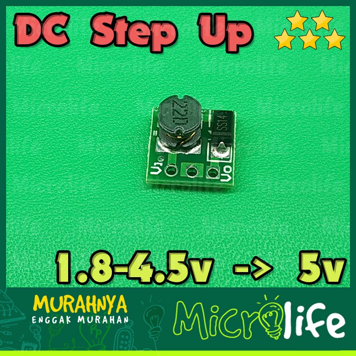 Jual DC STEP UP SUPER MINI 1.8-4.5v to 5V 18650 Charger Module | Shopee ...