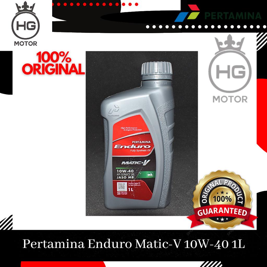 Jual Oli Motor Pertamina - ENDURO MATIC V 10W-40 APISN, 1 (1L) | Shopee ...