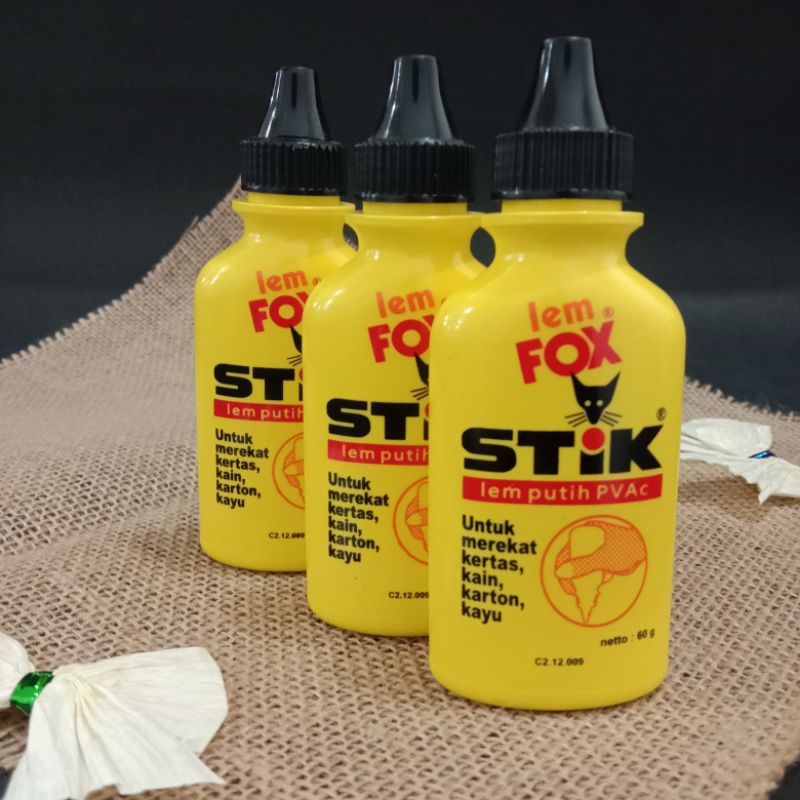 Jual Lem Fox stik Pvac botol 60 gram | Shopee Indonesia