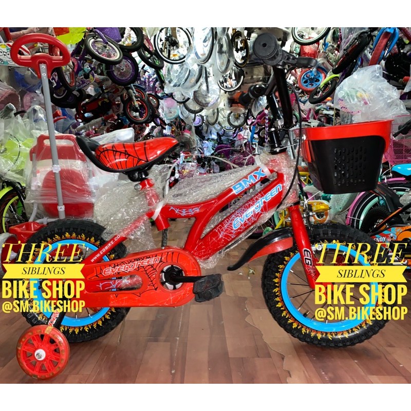 Jual SEPEDA BMX ANAK EVERGREEN SPIDER 12 INCH WARNA MERAH | Shopee ...
