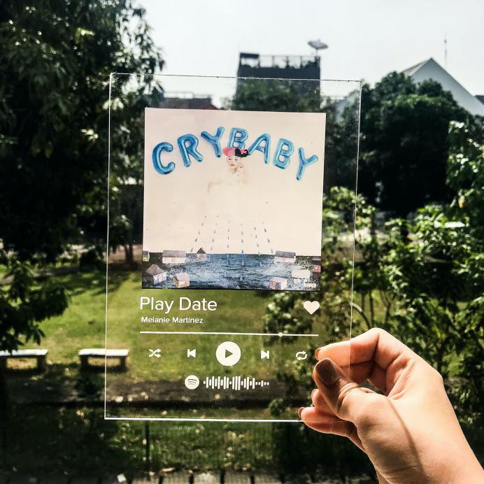 Jual CUSTOM SPOTIFY SONG ALBUM PLAYLIST ACRYLIC - A3 | Shopee Indonesia