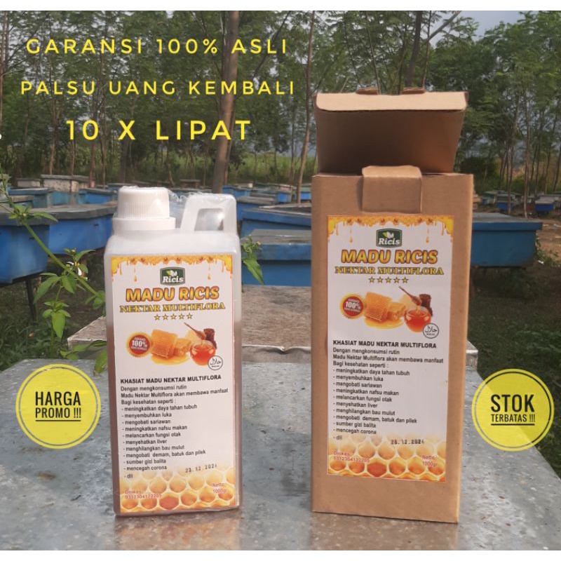 Jual PROMO 1 Kg Madu murni Multiflora Madu Randu Madu Kaliandra Madu ...