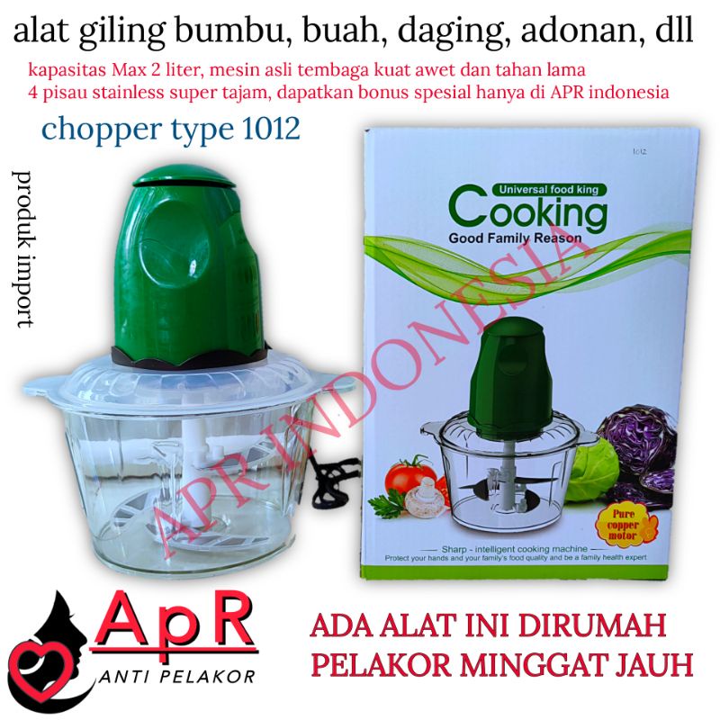 Jual Blender chopper penggiling daging sayur buah bumbu adonan meat ...
