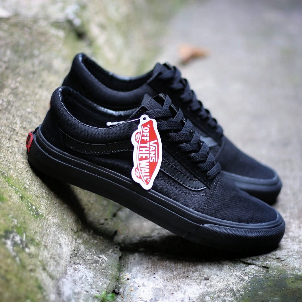 Jual Sepatu Vans Oldskool All Black Premium | Sepatu Hitam untuk ...