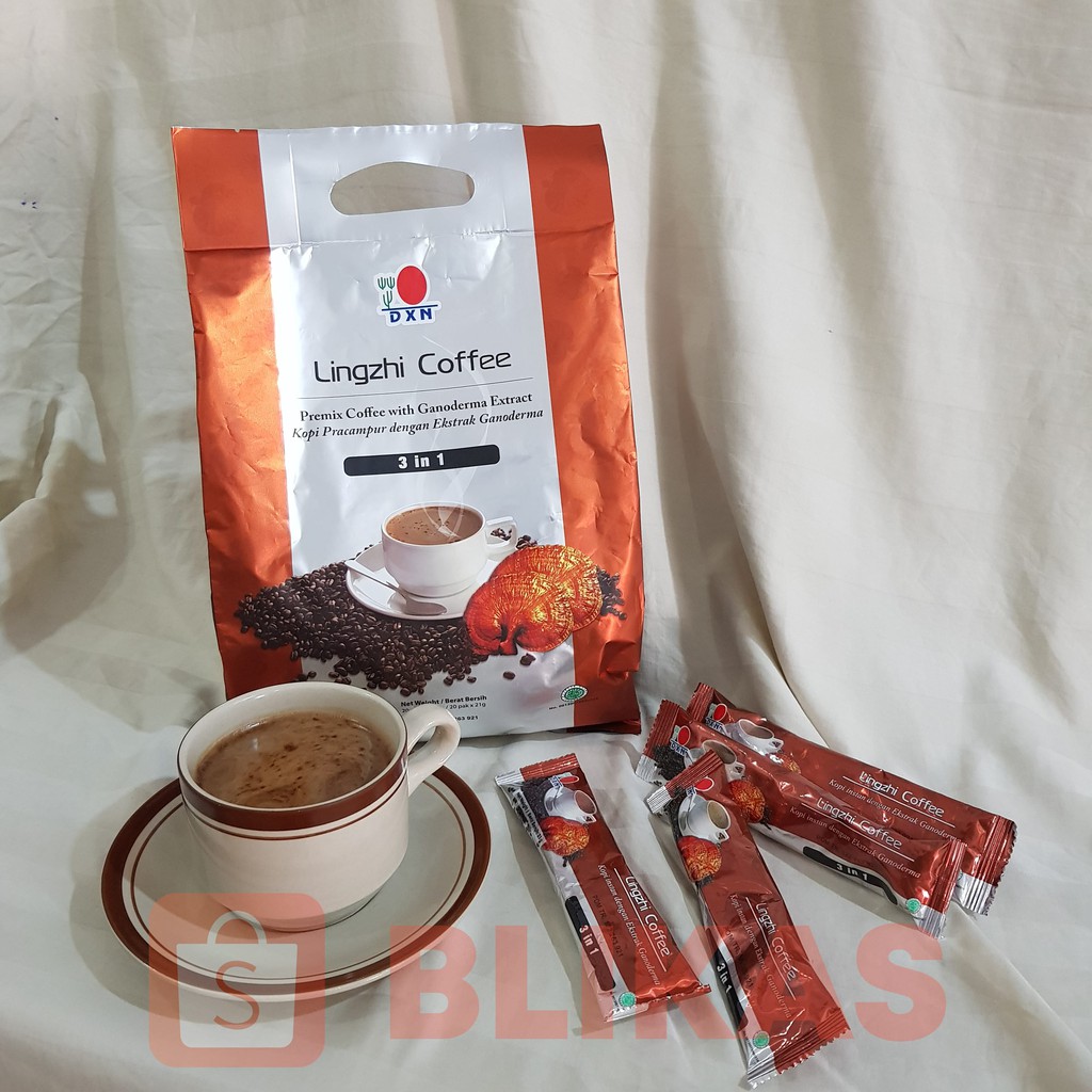 Jual KOPI LINGZHI/ LINGZHI COFFEE DXN ( Ekstrak Ganoderma ) | Shopee ...