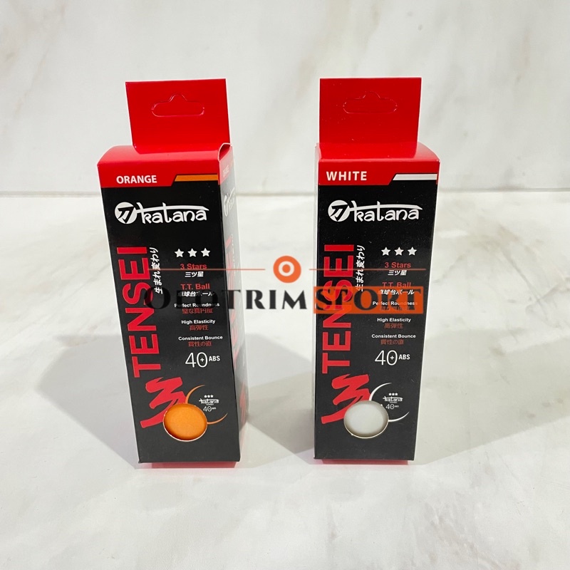 Jual Bola Ping Pong Katana 3 Star isi 3 Tenis Meja PingPong Original | Shopee Indonesia