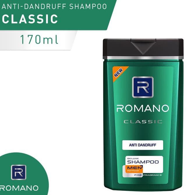 Jual shampoo ROMANO SHAMPOO ANTI DANDRUFF - CLASSIC 170ml | Shopee ...
